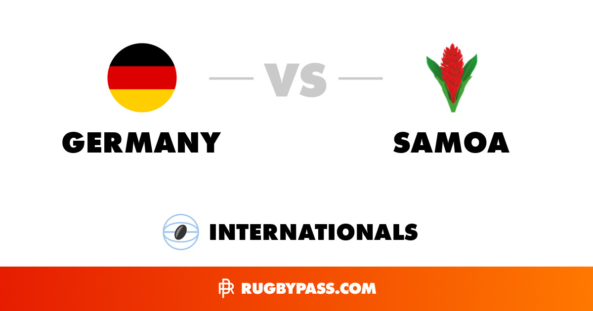 Germany vs Samoa | Samoa vs Germany | Match Stats | Internationals Live