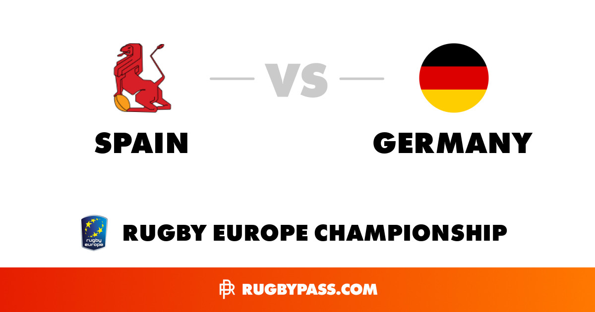 Germany vs Spain | Spain vs Germany | Rugby Europe Championship Live