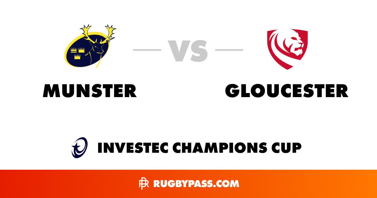Gloucester vs Munster | Munster vs Gloucester | Investec Champions Cup Live