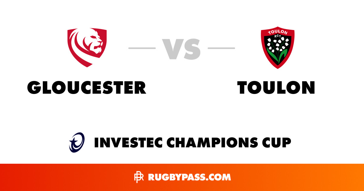Gloucester vs Toulon | Toulon vs Gloucester | Live Table | Investec ...
