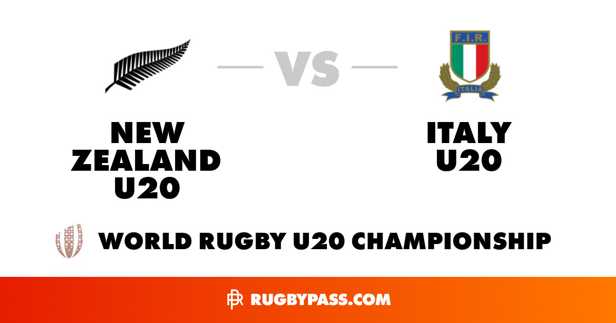 Italy U20 vs New Zealand U20 | New Zealand U20 vs Italy U20 | World ...