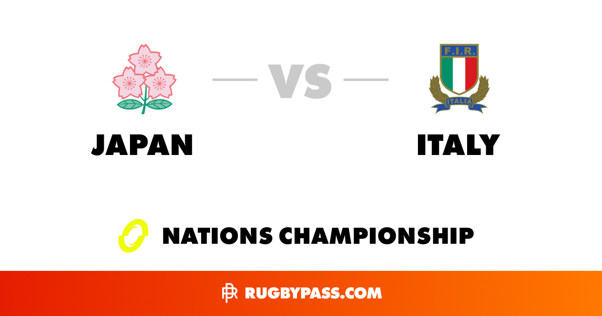 Italy vs Japan | Japan vs Italy | Nations Championship Live