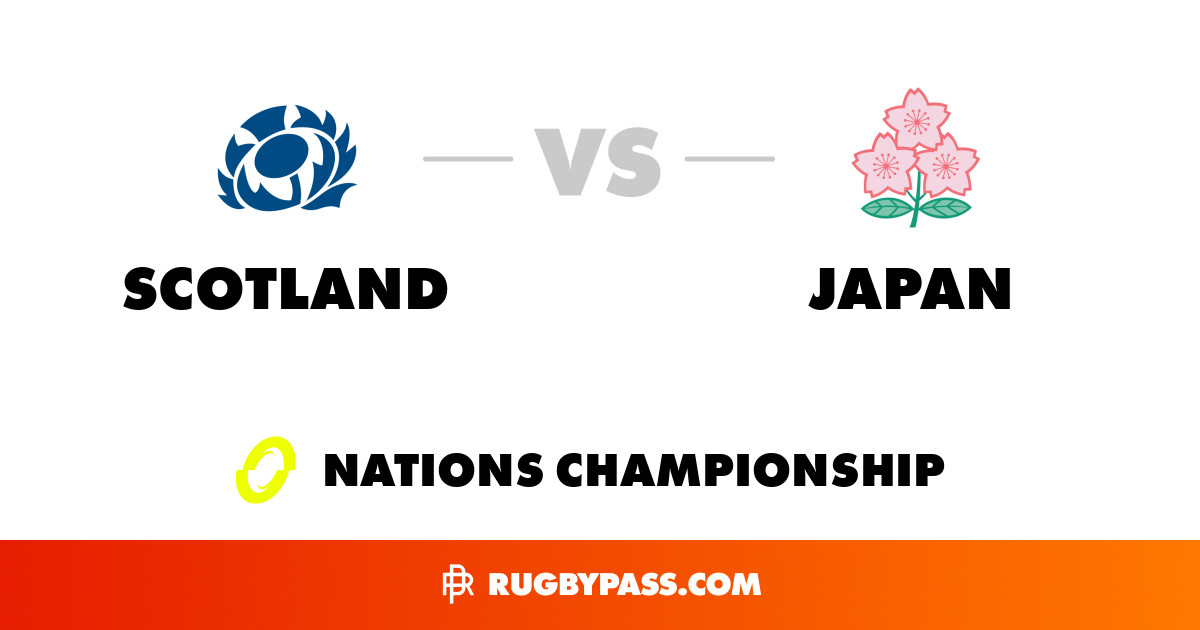 Japan vs Scotland | Scotland vs Japan | Nations Championship Live