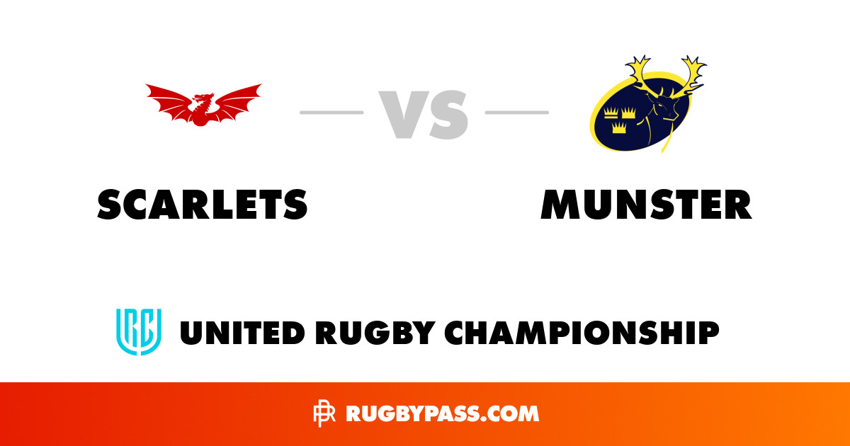 Munster vs Scarlets | Scarlets vs Munster | United Rugby Championship Live
