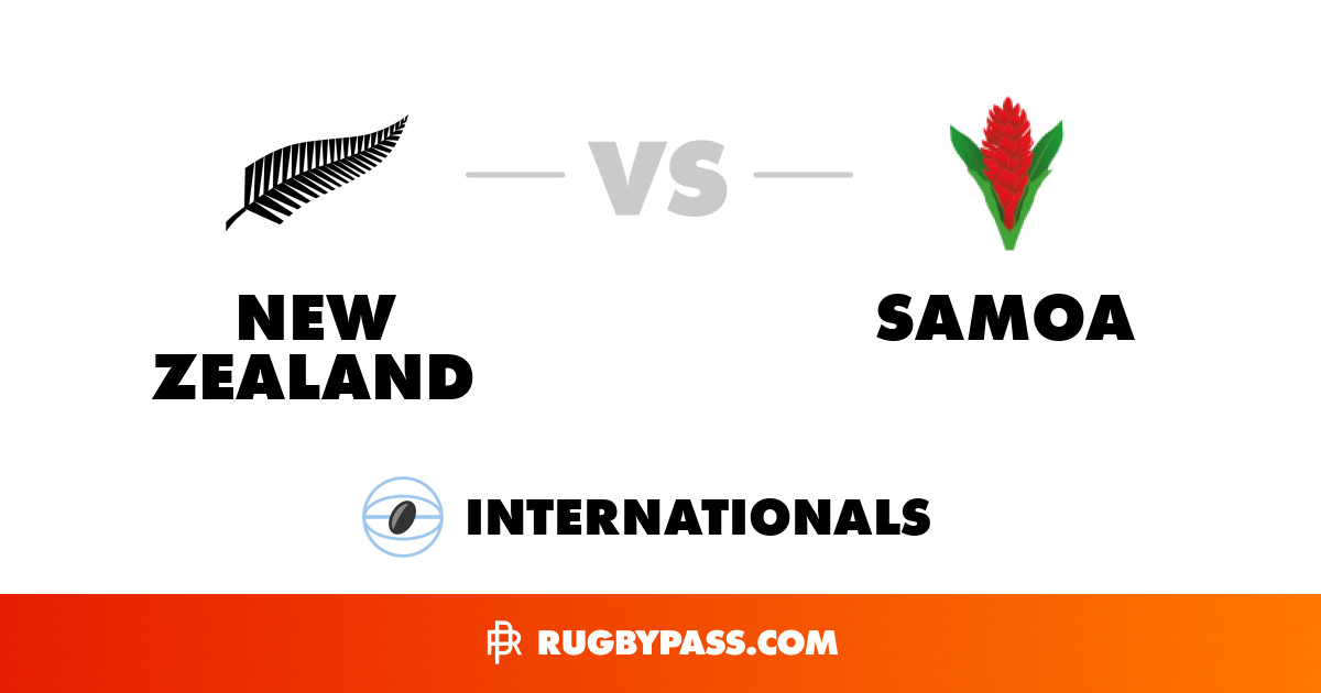 New Zealand vs Samoa | Samoa vs New Zealand | Match Stats ...