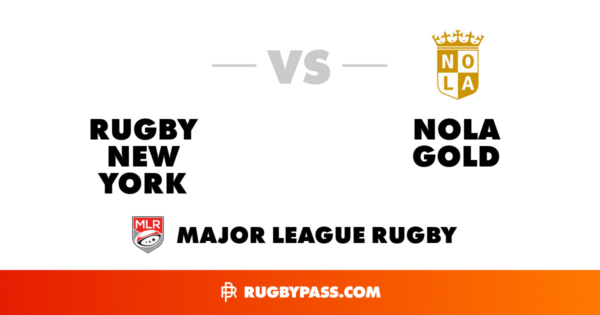 NOLA Gold vs Rugby New York | Rugby New York vs NOLA Gold | Major ...