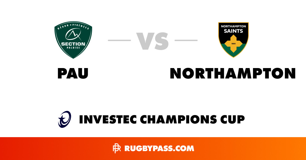 Northampton vs Pau | Pau vs Northampton | Investec Champions Cup Live