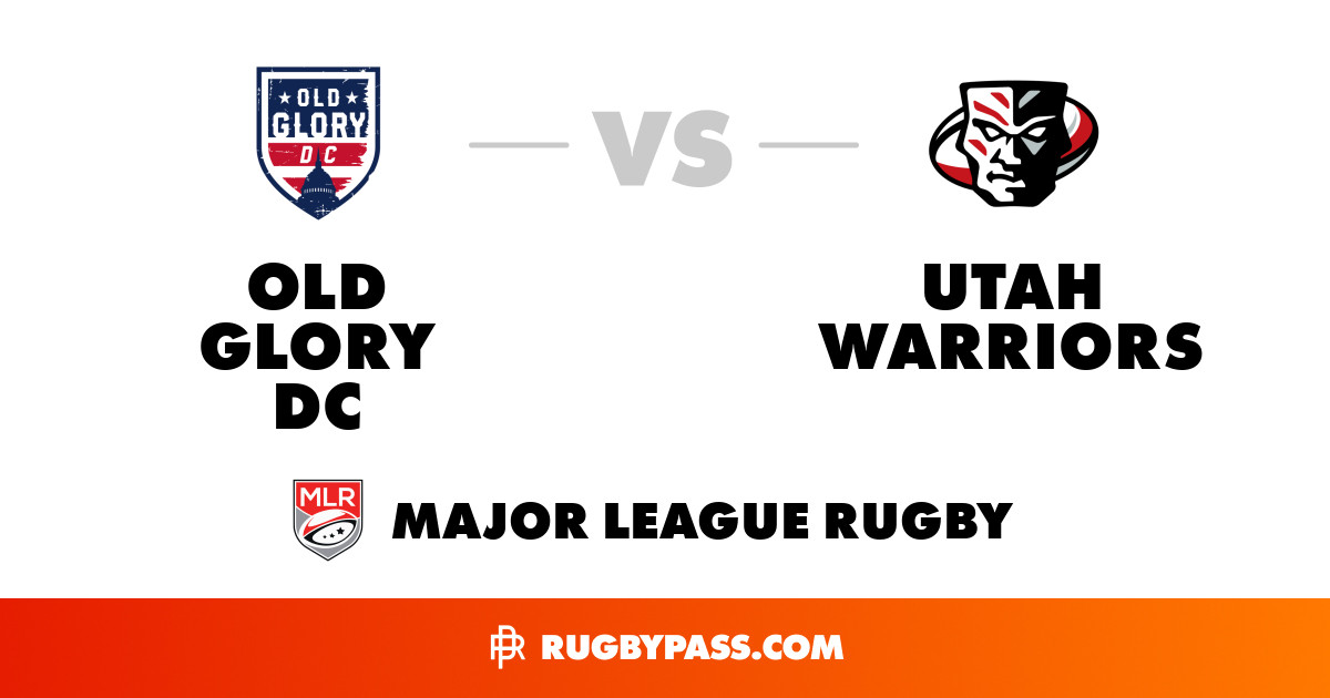 Old Glory DC vs Utah Warriors | Utah Warriors vs Old Glory DC | Major ...