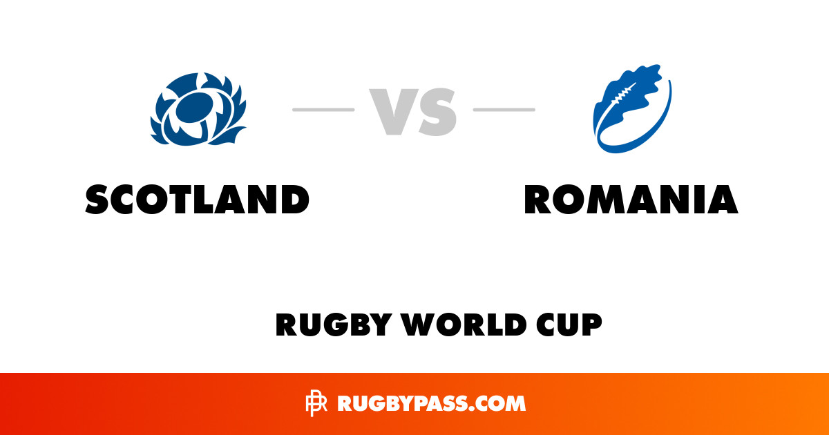 Romania vs Scotland | Scotland vs Romania | Rugby World Cup Live
