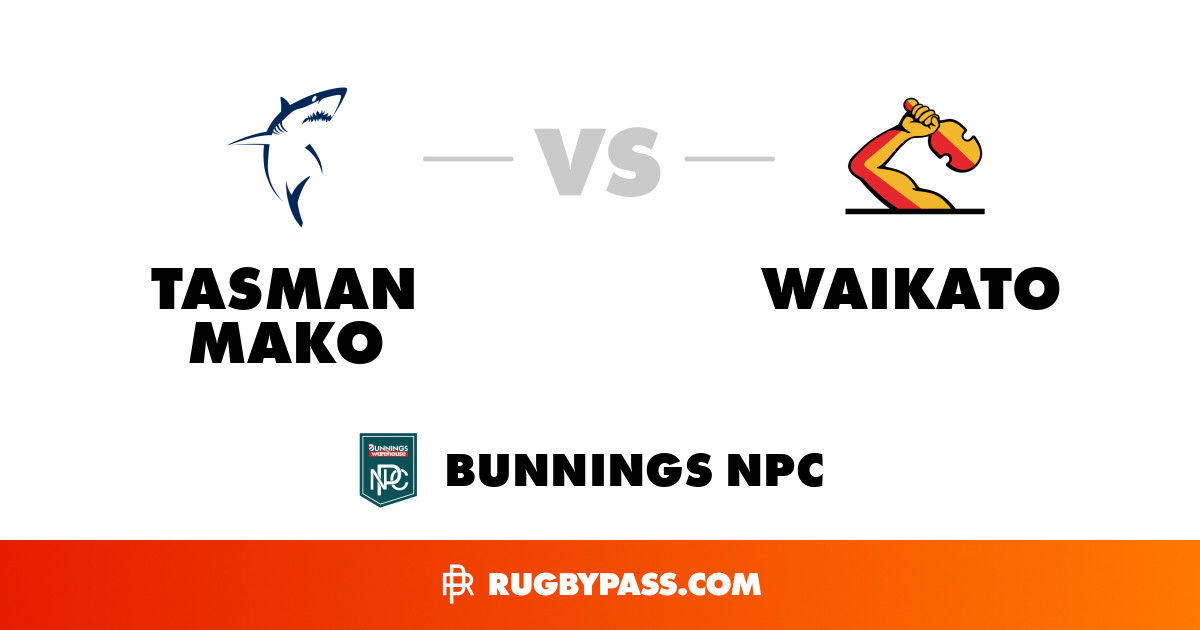 Tasman Mako vs Waikato | Waikato vs Tasman Mako | Match Stats ...