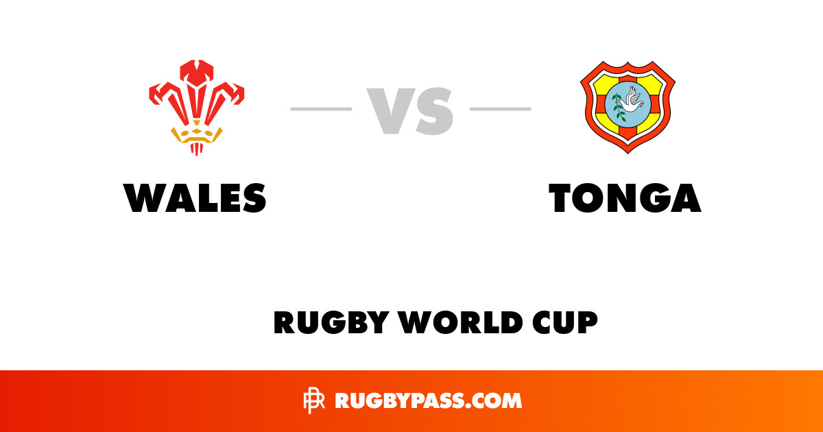 Tonga vs Wales | Wales vs Tonga | Rugby World Cup Live