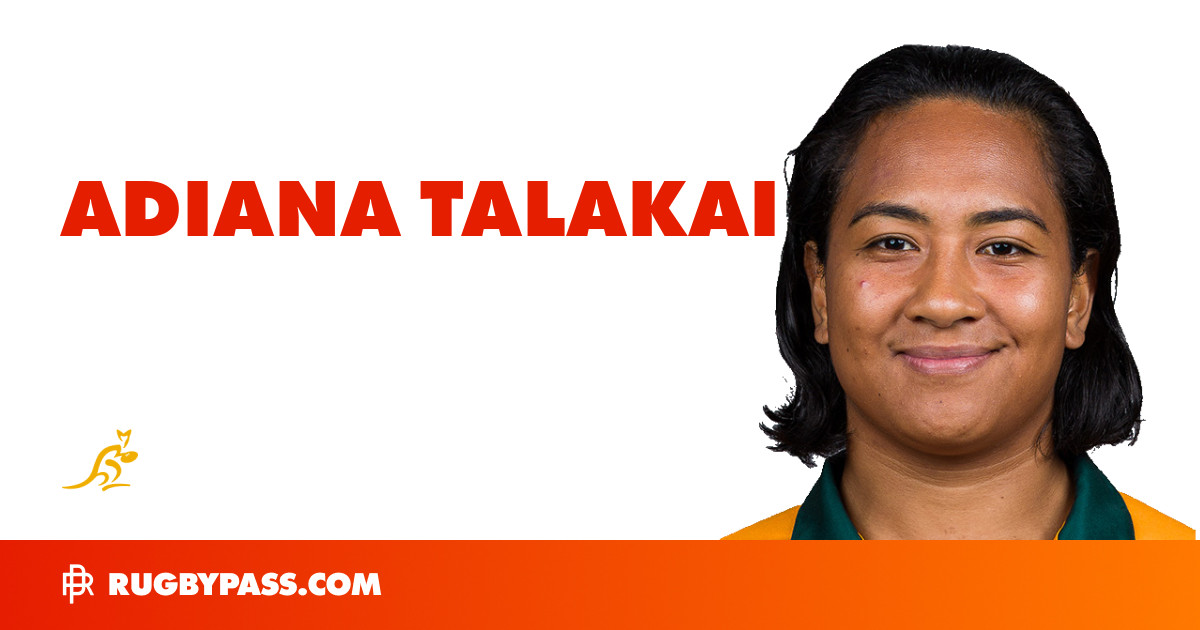 Adiana Talakai Rugby Bio | News, Stats, Age, Height & Team | RugbyPass