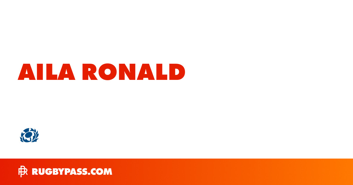 Aila Ronald Rugby Bio | News, Stats, Age, Height & Team | RugbyPass