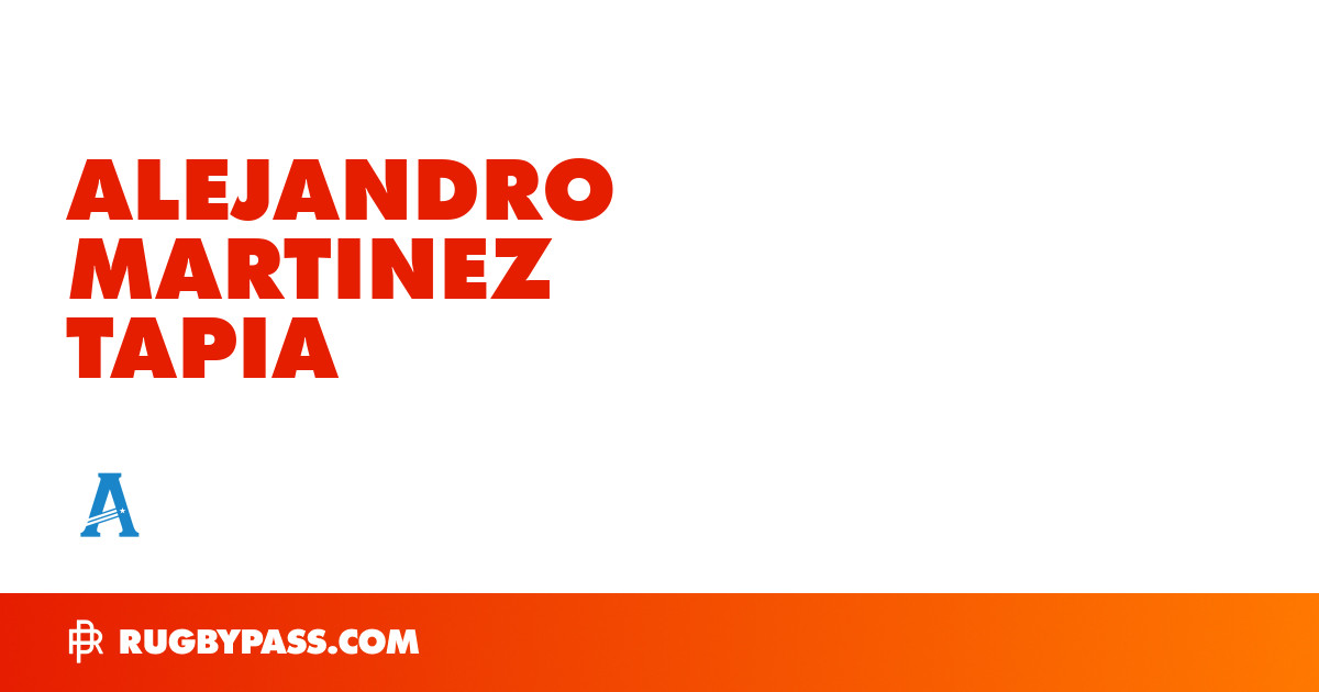 Alejandro Martinez Tapia Rugby Bio | News, Stats, Age, Height & Team ...