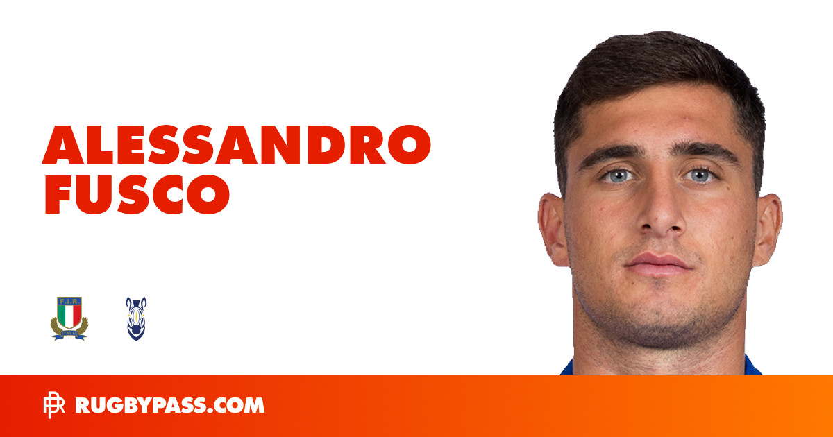 Alessandro Fusco Rugby Bio | News, Stats, Age, Height & Team | RugbyPass