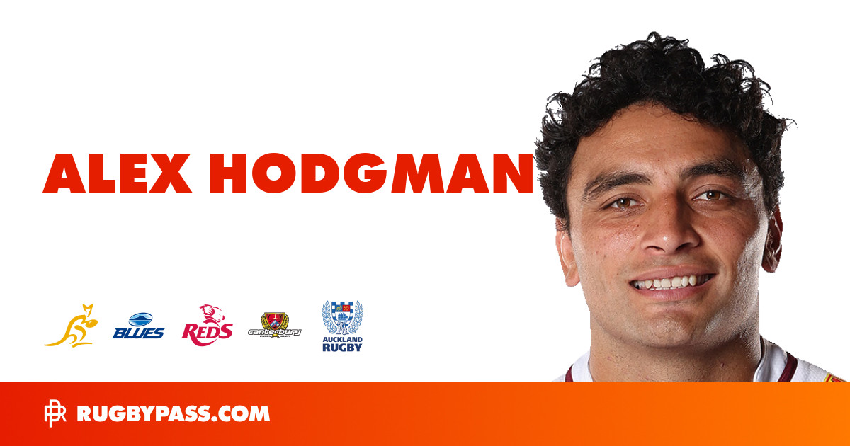 Alex Hodgman Rugby Bio | News, Stats, Age, Height & Team | RugbyPass