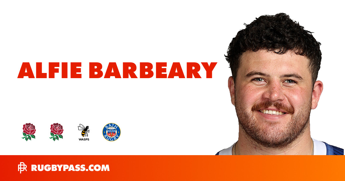 Alfie Barbeary Rugby Bio | News, Stats, Age, Height & Team | RugbyPass