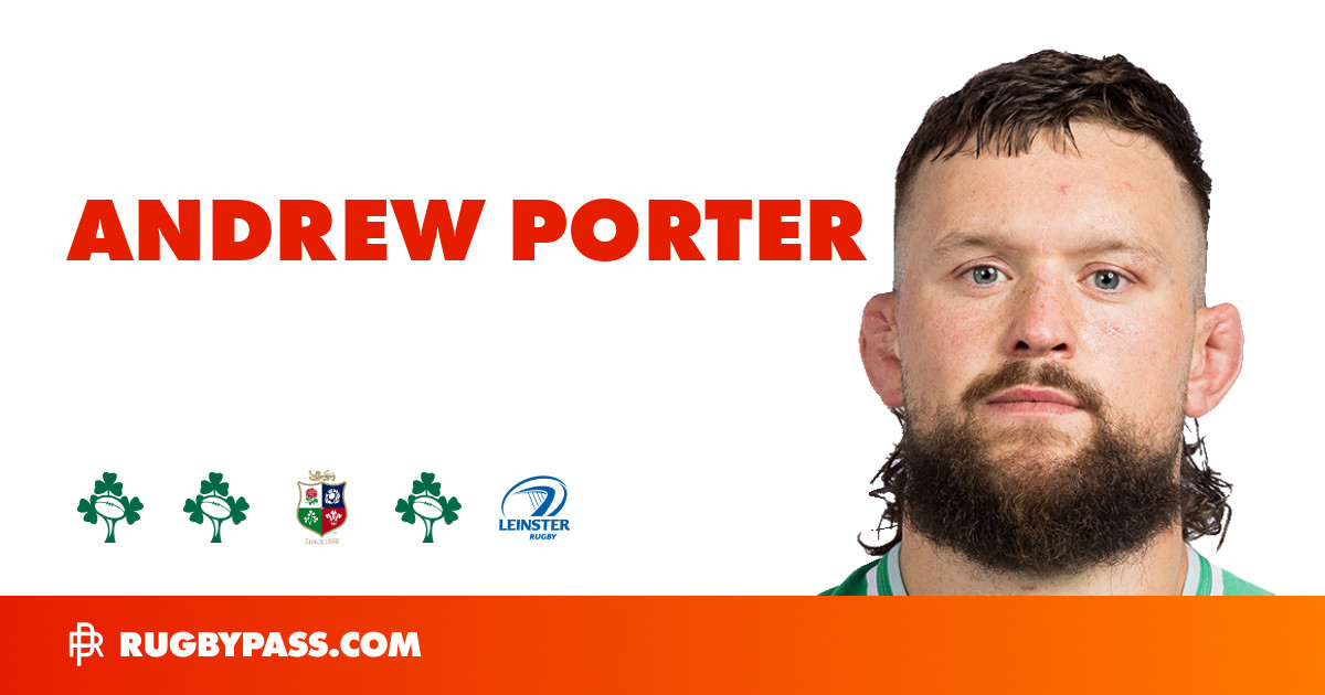 Andrew Porter Rugby | Andrew Porter News, Stats & Team | RugbyPass