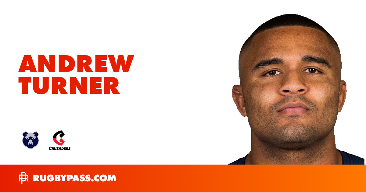 Andrew Turner Rugby Bio | News, Stats, Age, Height & Team | RugbyPass
