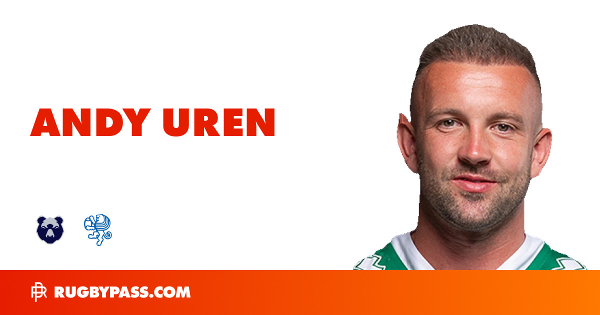 Andy Uren Rugby Bio | News, Stats, Age, Height & Team | RugbyPass