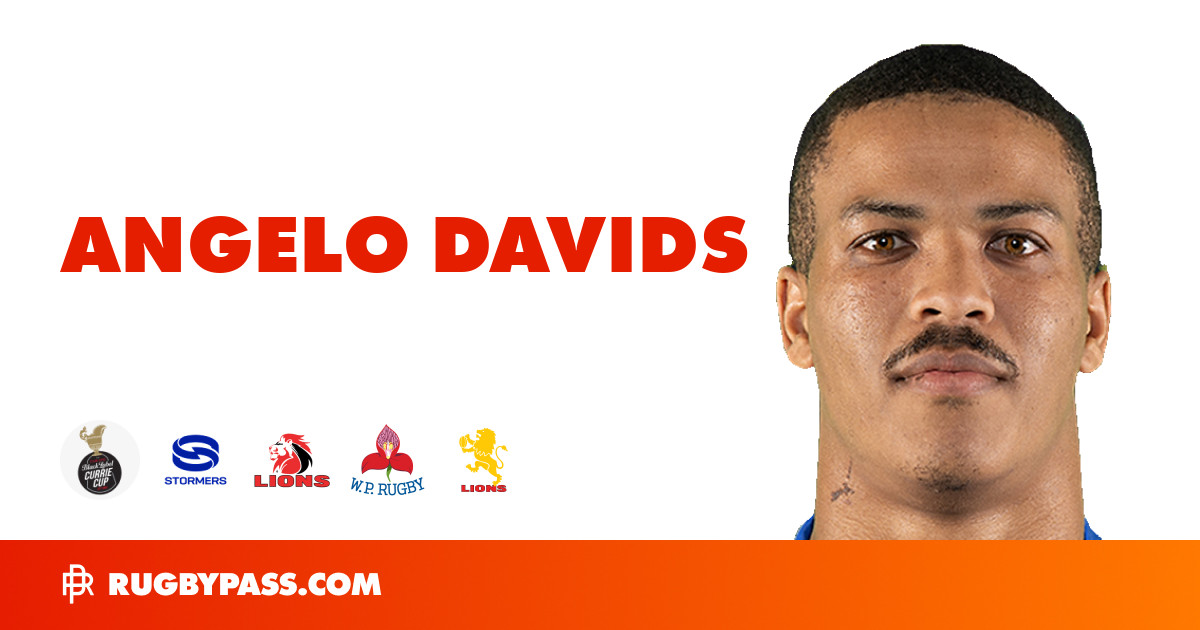 Angelo Davids Rugby Bio | News, Stats, Age, Height & Team | RugbyPass