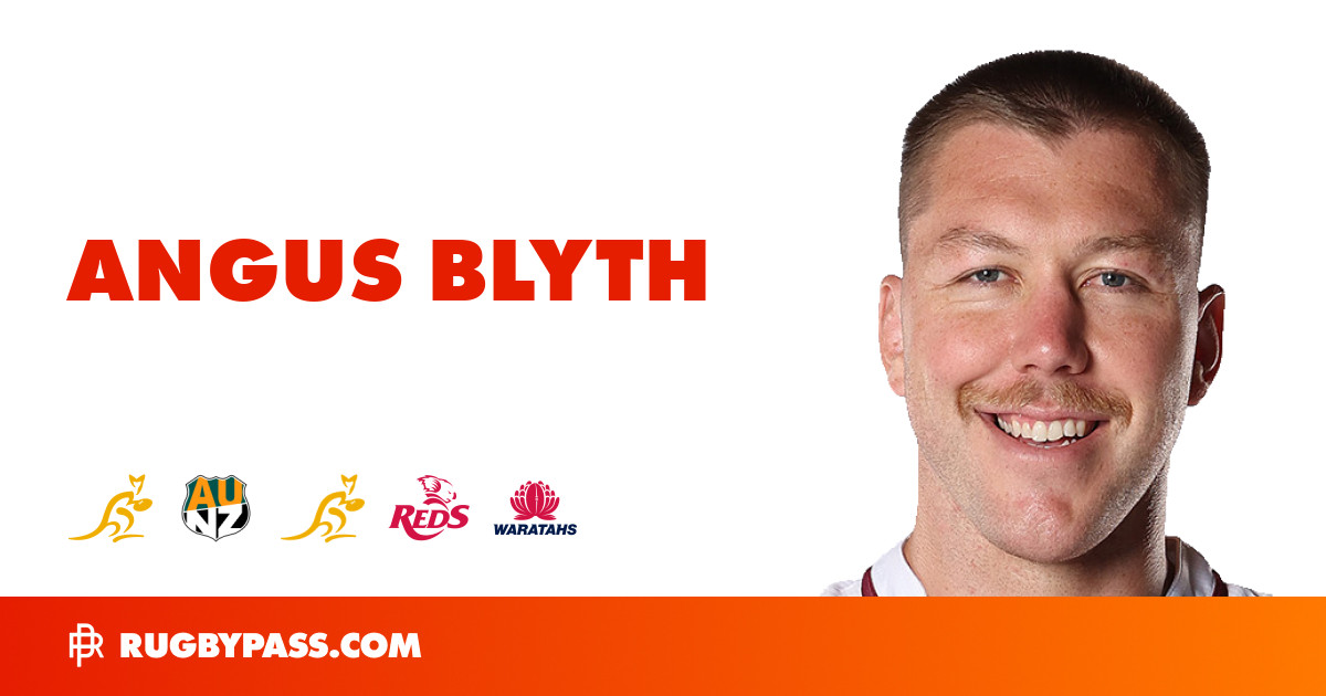 Angus Blyth Rugby Bio | News, Stats, Age, Height & Team | RugbyPass