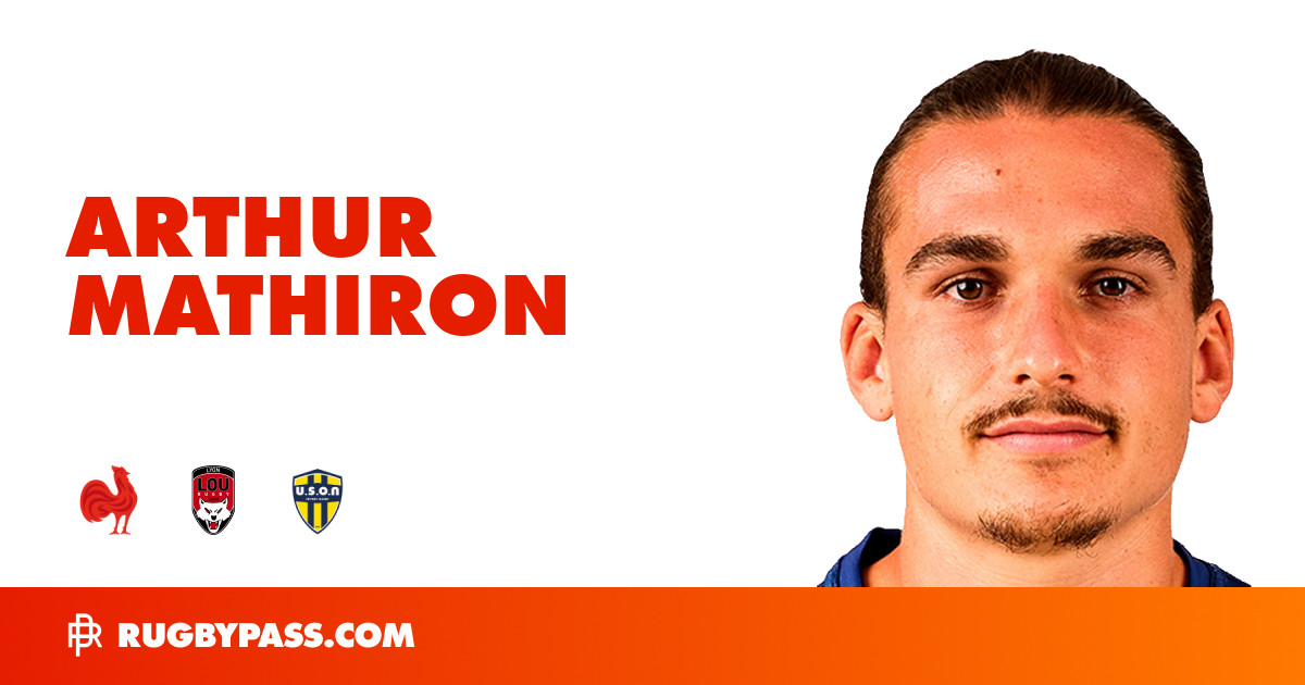 Arthur Mathiron Rugby | Arthur Mathiron News, Stats & Team | RugbyPass