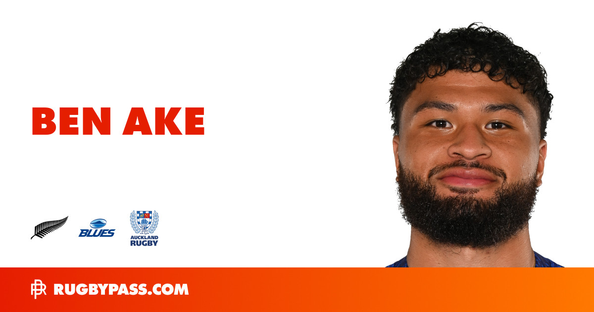 Ben Ake Rugby Bio | News, Stats, Age, Height & Team | RugbyPass