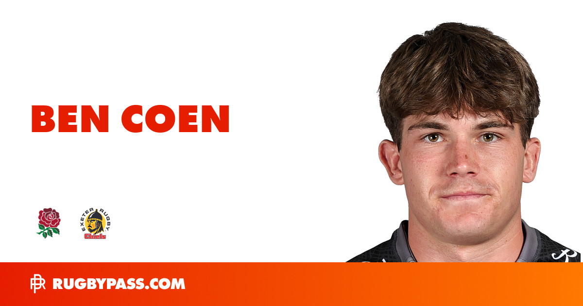 Ben Coen Rugby Bio | News, Stats, Age, Height & Team | RugbyPass