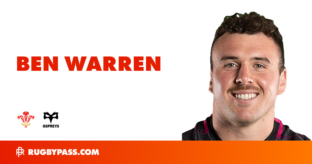 Ben Warren Rugby Bio | News, Stats, Age, Height & Team | RugbyPass