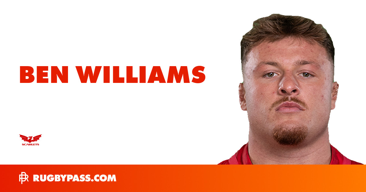 Ben Williams Rugby Bio | News, Stats, Age, Height & Team | RugbyPass