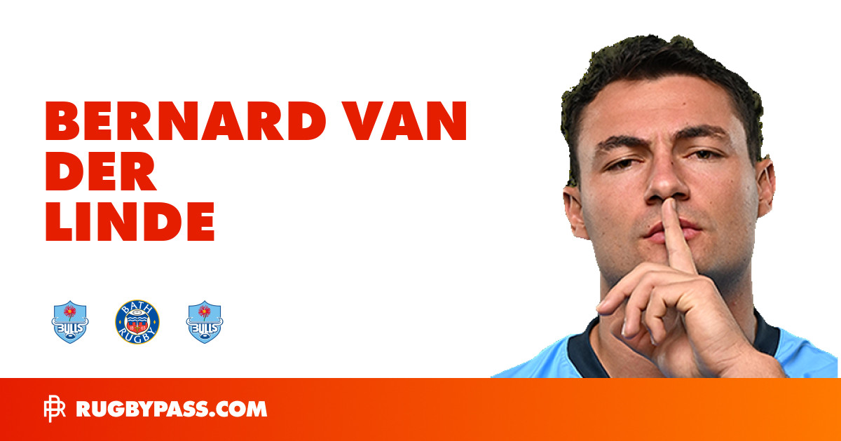 Bernard Van Der Linde Rugby Bio | News, Stats, Age, Height & Team ...