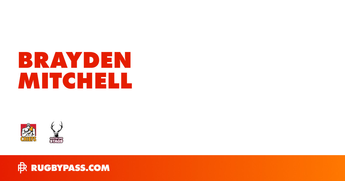 Brayden Mitchell Rugby Bio | News, Stats, Age, Height & Team | RugbyPass
