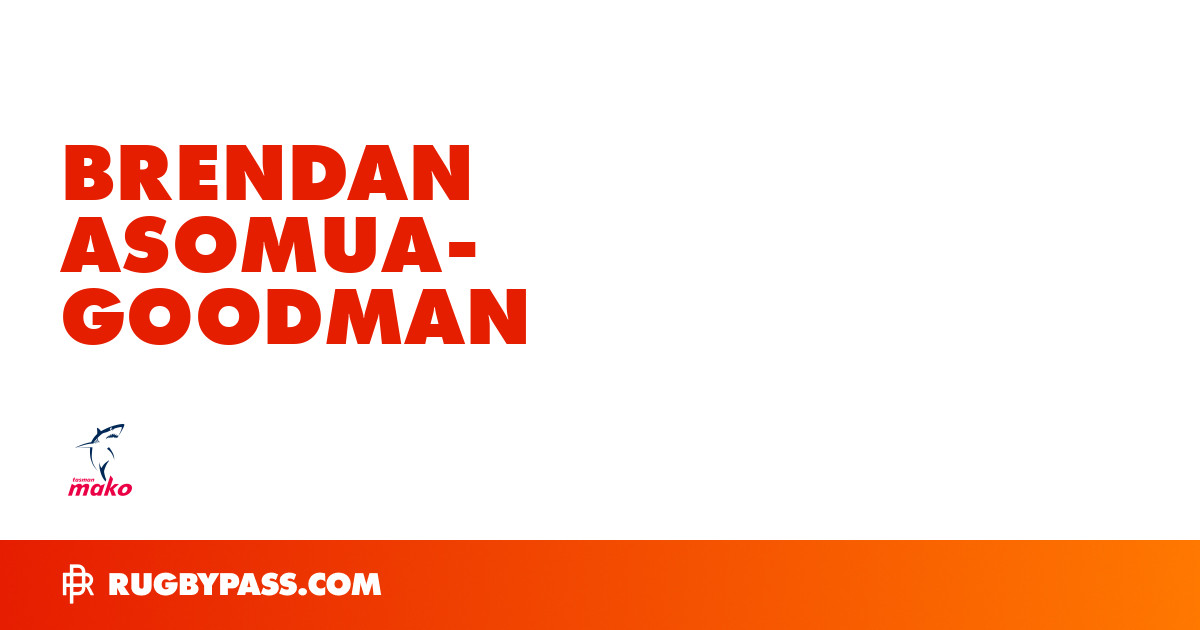 Brendan Asomua-Goodman Rugby Bio | News, Stats, Age, Height & Team ...