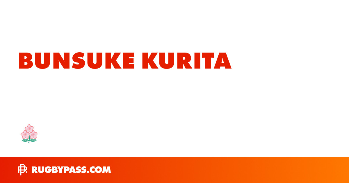 Bunsuke Kurita Rugby | Bunsuke Kurita News, Stats & Team | RugbyPass