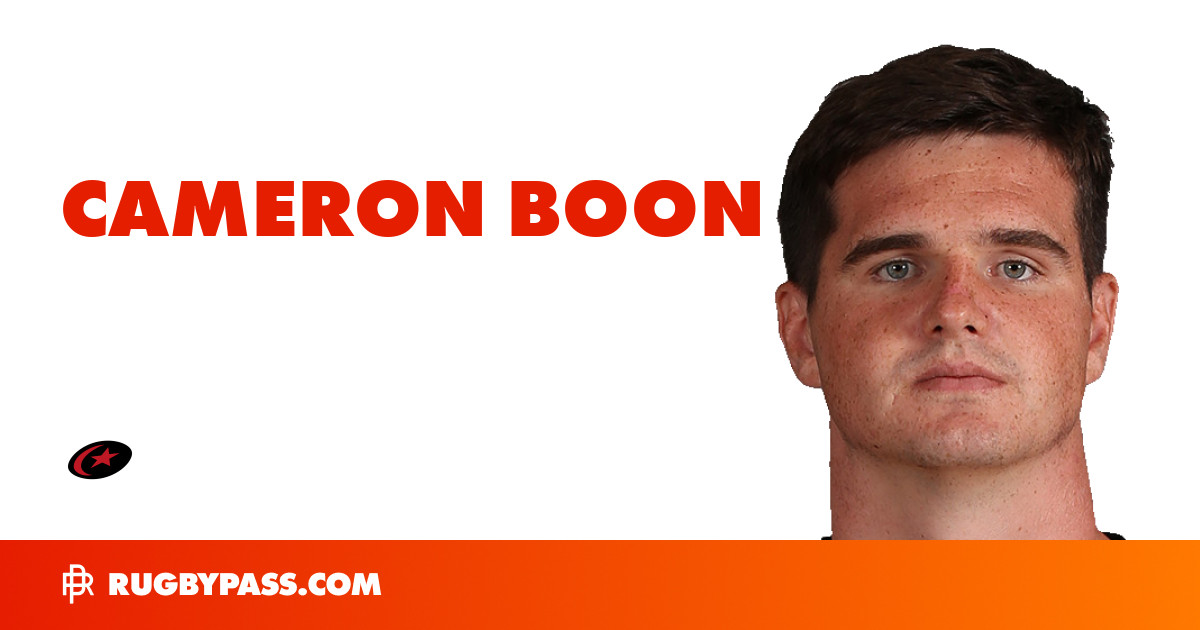 Cameron Boon Rugby Bio | News, Stats, Age, Height & Team | RugbyPass
