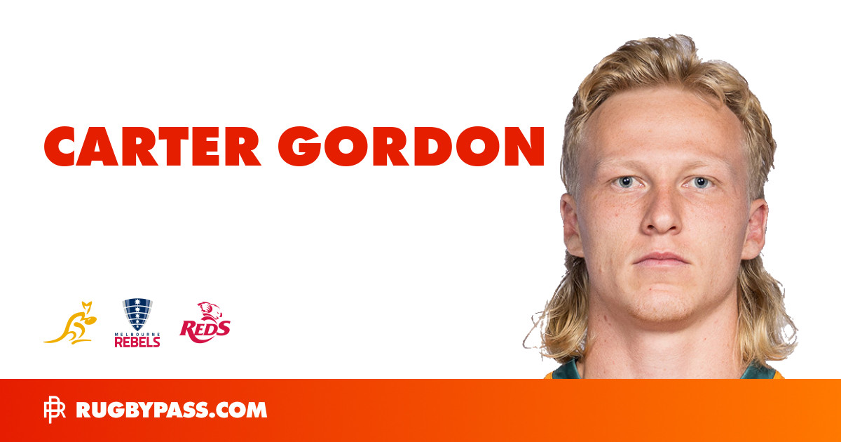 Carter Gordon Rugby Bio | News, Stats, Age, Height & Team | RugbyPass