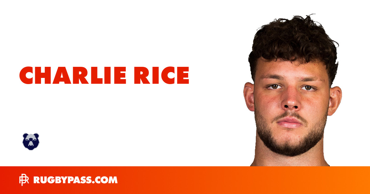 Charlie Rice Rugby Bio | News, Stats, Age, Height & Team | RugbyPass