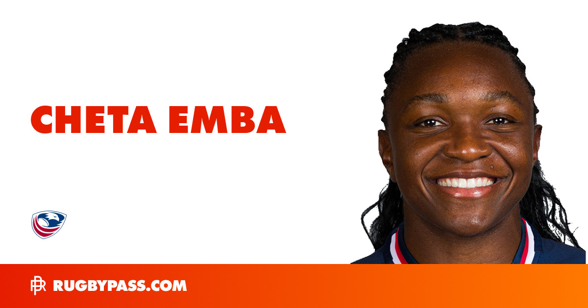 Cheta Emba Rugby Bio | News, Stats, Age, Height & Team | RugbyPass