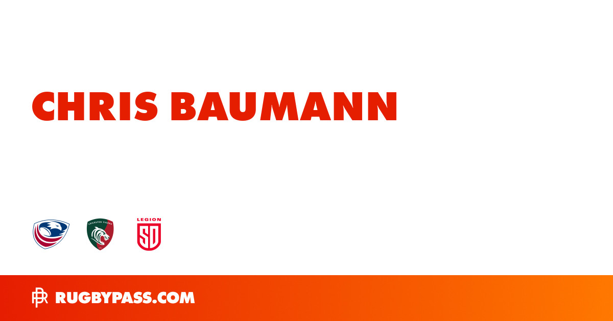 Chris Baumann Rugby Bio | News, Stats, Age, Height & Team | RugbyPass