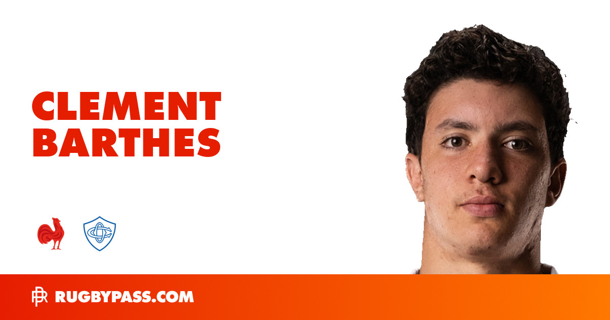 Clement Barthes Rugby Bio | News, Stats, Age, Height & Team | RugbyPass