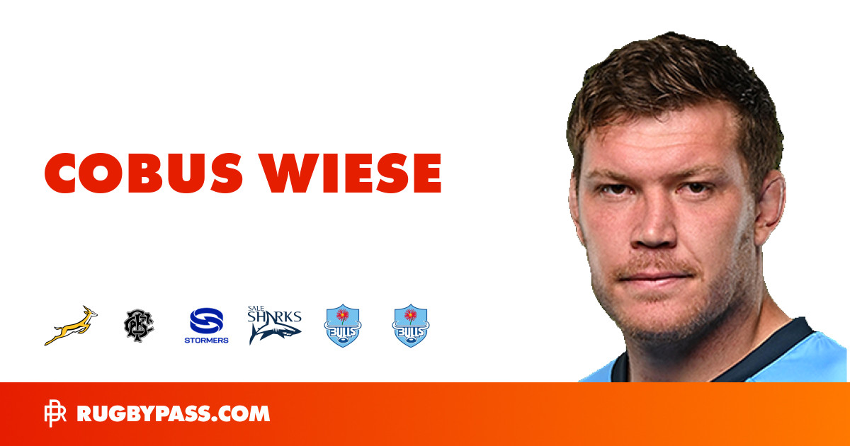Cobus Wiese Rugby Bio | News, Stats, Age, Height & Team | RugbyPass