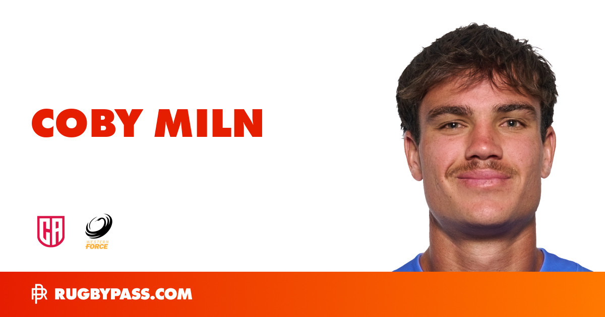 Coby Miln Rugby Bio | News, Stats, Age, Height & Team | RugbyPass