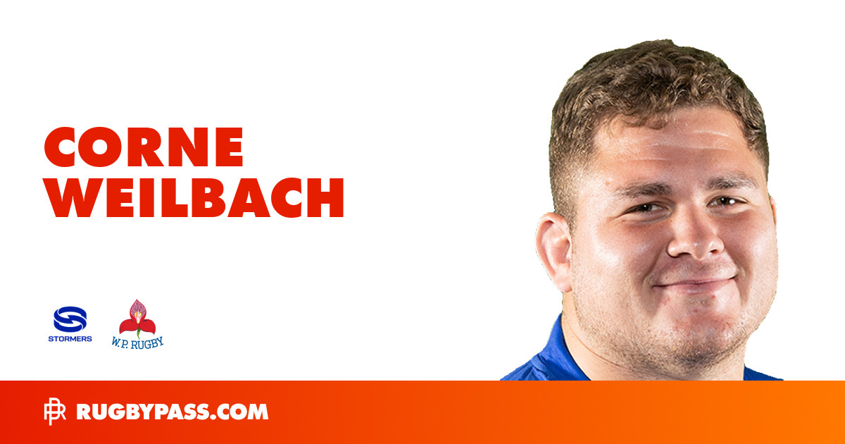 Corne Weilbach Rugby Bio | News, Stats, Age, Height & Team | RugbyPass