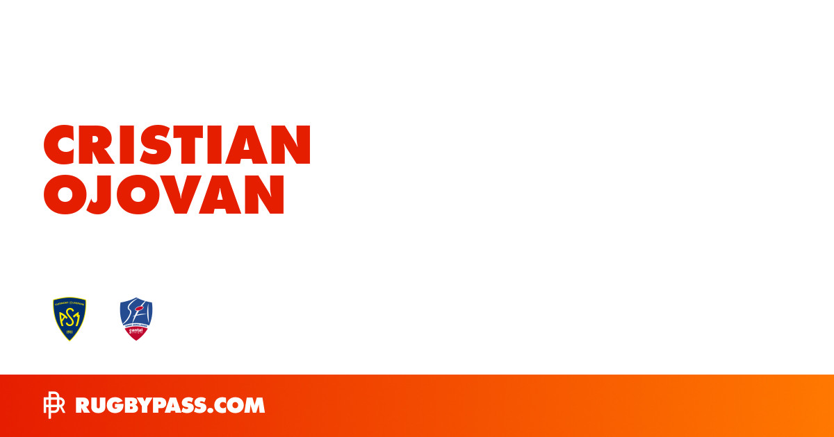 Cristian Ojovan Rugby Bio | News, Stats, Age, Height & Team | RugbyPass