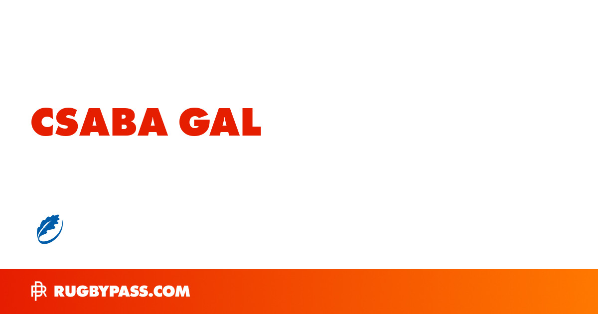 Csaba Gal Rugby Bio | News, Stats, Age, Height & Team | RugbyPass