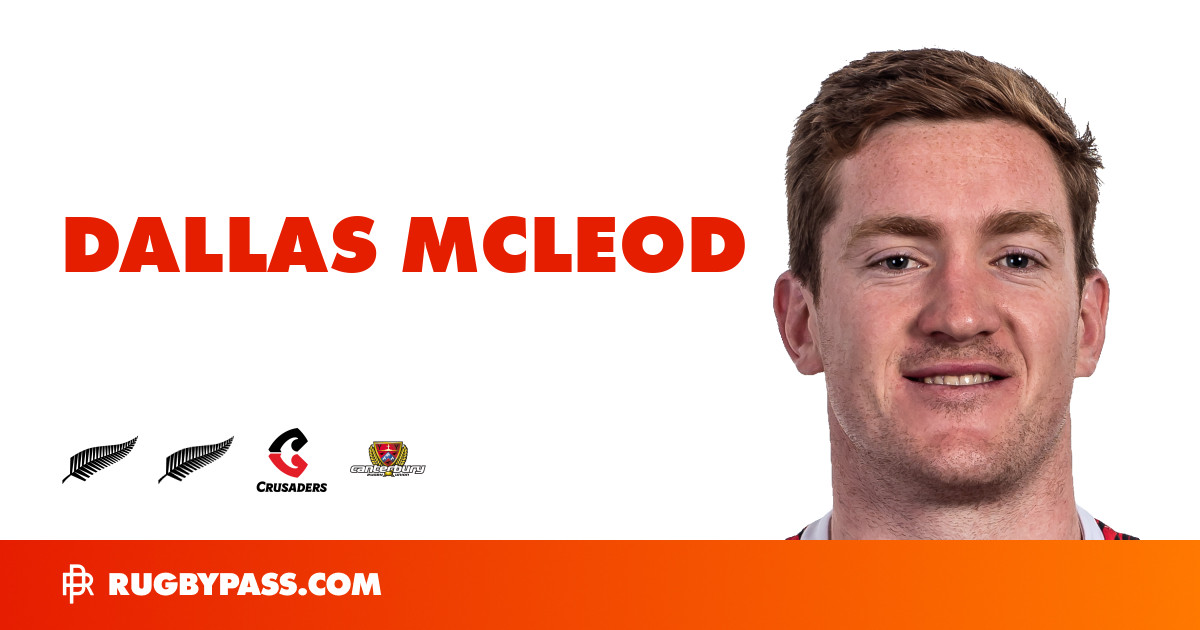 Dallas McLeod Rugby Bio | News, Stats, Age, Height & Team | RugbyPass