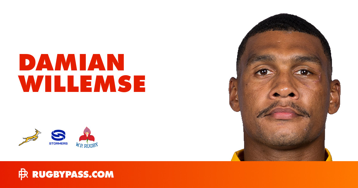 Damian Willemse Rugby Bio | News, Stats, Age, Height & Team | RugbyPass