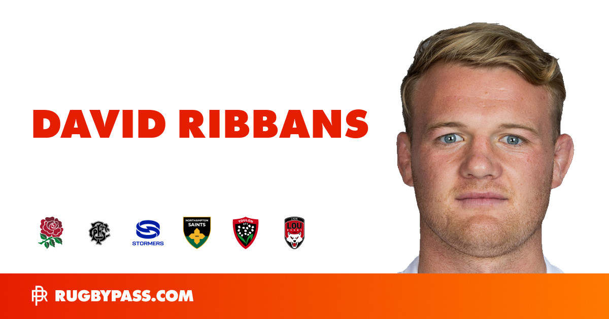 David Ribbans Rugby Bio | News, Stats, Age, Height & Team | RugbyPass