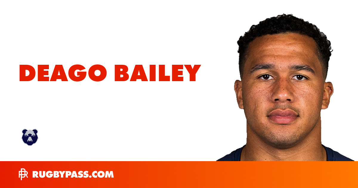 Deago Bailey Rugby Bio | News, Stats, Age, Height & Team | RugbyPass